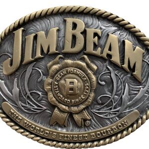 Vintage | Accessories | Vintage 200s Jim Beam Bourbon Belt Buckle ...